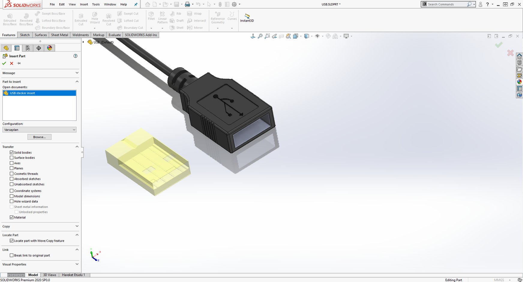 Hoe hergebruik je in SOLIDWORKS een bestaande part in een nieuw part?