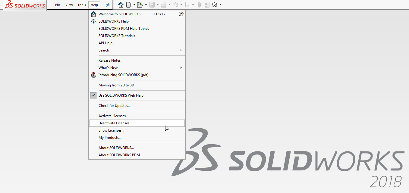 Activeer Online Licensing met SOLIDWORKS 2019